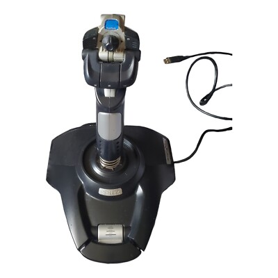 Saitek ST290 Pro Stick Flying Jet Plane Gamer USB PC Joystick Flight ...