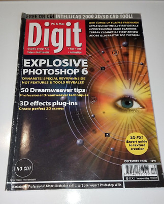 Digit Magazine December 2000 Creative Digital Art Internet Media Issue ...