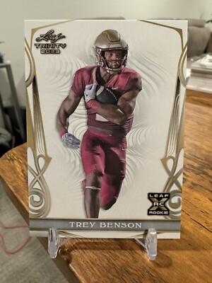 2023 Leaf Trinity Football Mega Box Trey Benson Prospect XRC Rookie ...