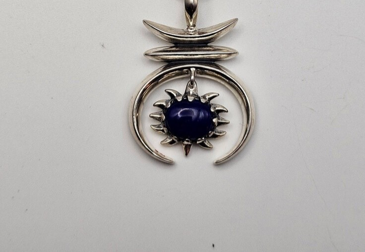 Lapis Lazuli Naja Pendant in 925 Silver, Cody Sanderson Sante Fe ...