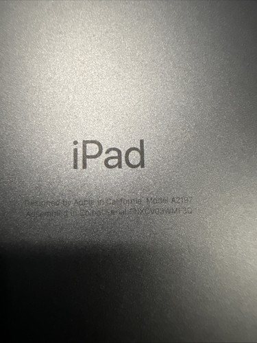 Apple iPad 7th Gen A2197 128 GB WiFi 10.2 in Space Gray | eBay