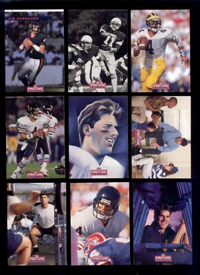 1992 Pro Line Profiles JIM HARBAUGH Chicago Bears National Convention 9 ...