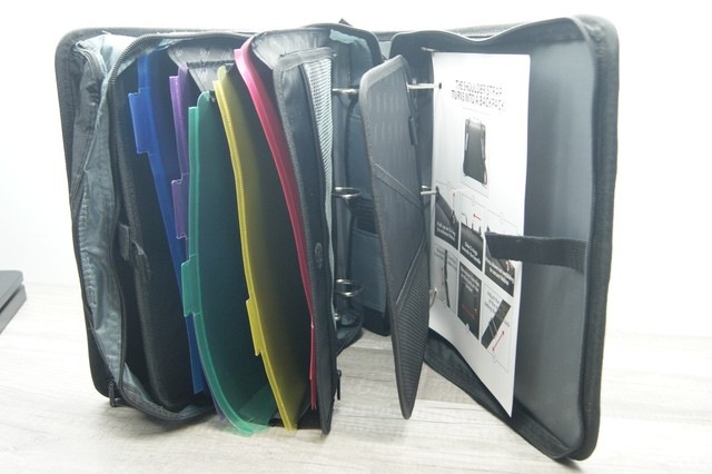 Black Blue Case It 2 in 1 Ring Binder 4 In Capacity The Dual 2.0 ...