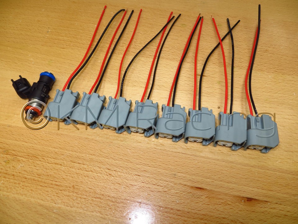 (8x) Bosch 42lb 0280158051 Camaro SS Corvette LS3 L99 Fuel Injector ...