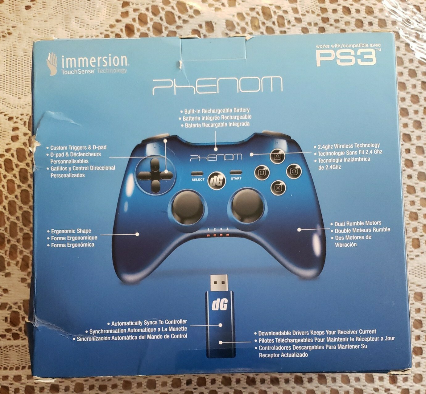 Dreamgear Phenom Wireless Controller for PS3 - Blue - New & Sealed Read | eBay