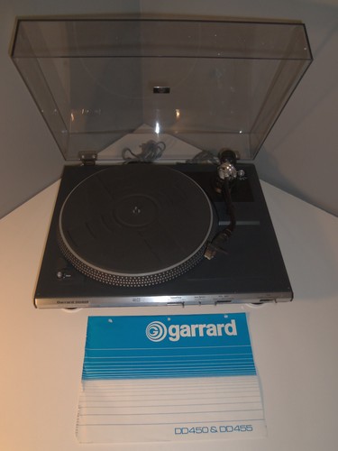 Vintage Garrard DD455 Fully Automatic Direct Drive Turntable w/ Dust ...