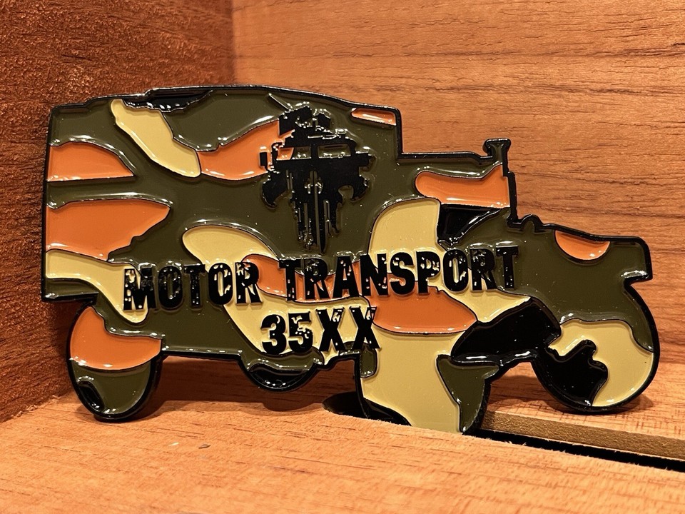 Humvee Challenge Coin – Motor Transport 35XX | USMC Motor T Vehicle ...