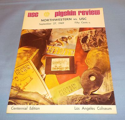 USC Trojans vs. Northwestern 1969 Football Game Program Magazine | eBay