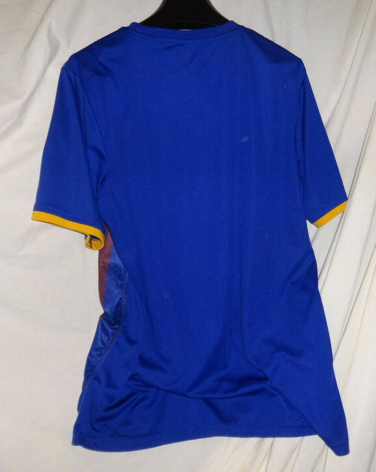 UMBRO Barcelona Soccer Football Mens Large Screen Print Jersey Shirt Sz ...