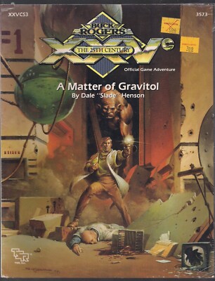 BUCK ROGERS 25TH CENTURY TSR A MATTER OF GRAVITOL RPG MODULE XXVCS3 ...