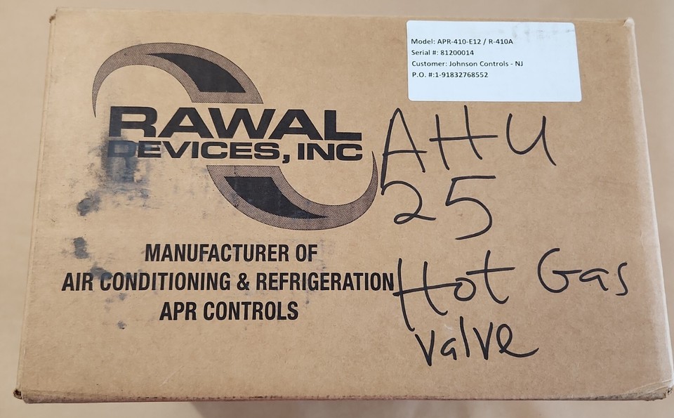 *BRAND NEW* Rawal APR-410-E12 Thermal Gas Valve R-410A APR-E12 ...