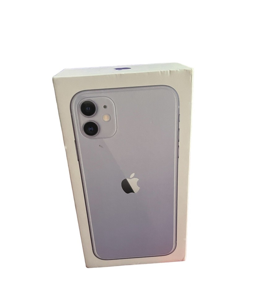 Apple iPhone 11 BOX ONLY Purple 64 GB Empty Retail Box Original Apple ...