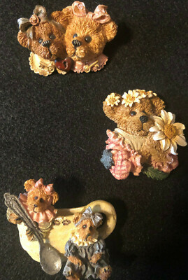 BOYD'S BEARS BROOCH PINS - (1) 1999 & (2) 1998 - VINTAGE COLLECTIBLES ...