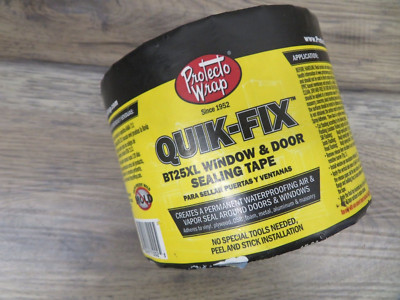 Protecto Wrap 4” X 50’ Butyl Hybrid Window & Door Sealing Flashing Tape ...