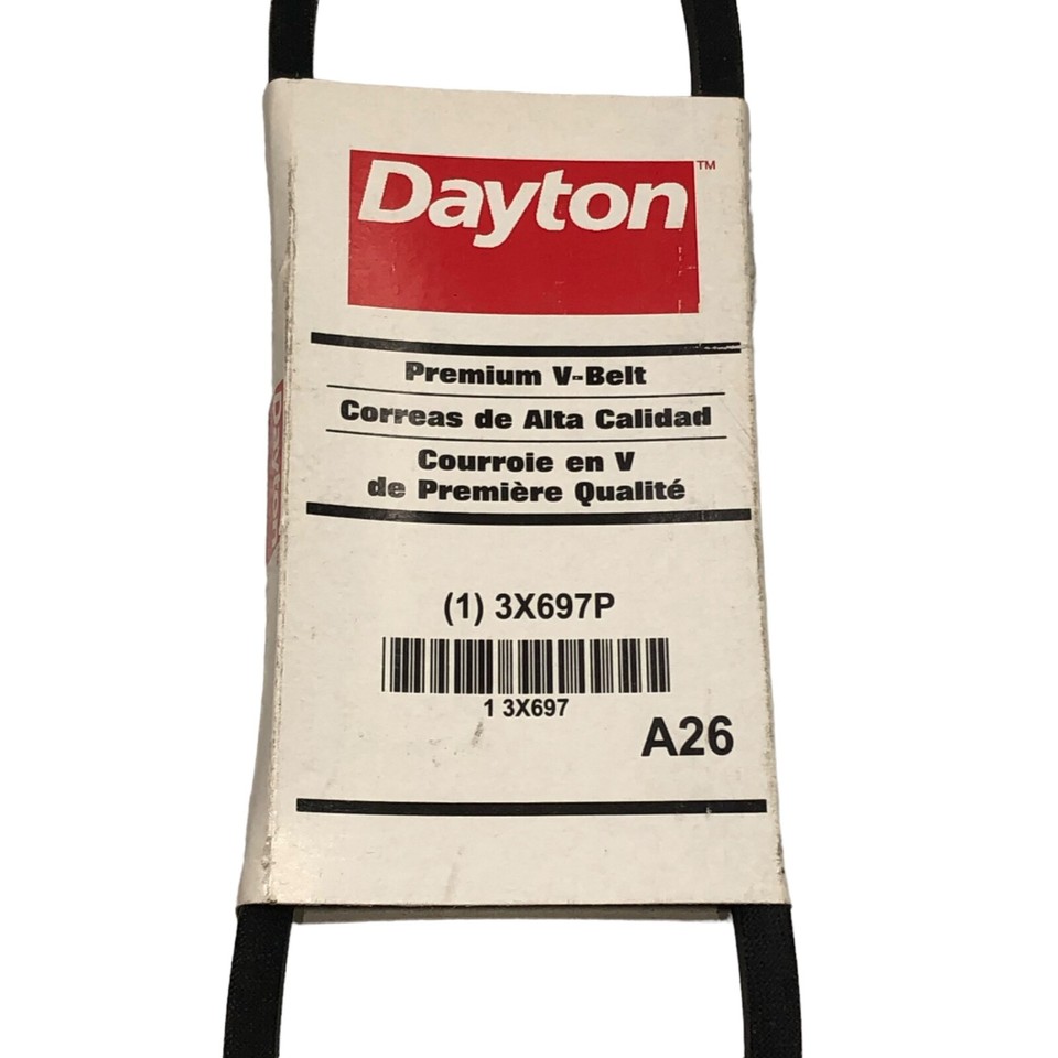 Dayton A-26 V-Belt A26 VBelt — 3X697P | eBay