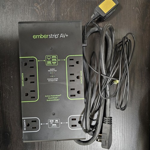 New Embertec Emberstrip AV+ EBUSAV-ET-08, Sensor, 8-Outlet, 2 APS Power ...