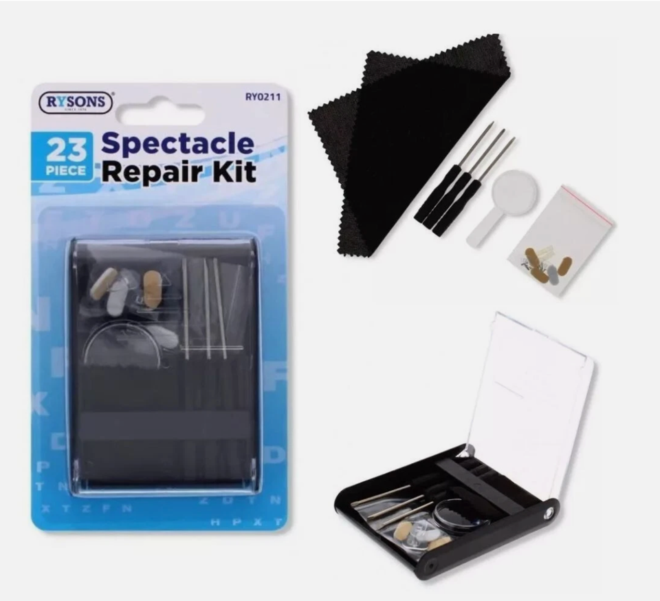 Eyeglasses Repair Kit – Screws, Tweezers & Tools for Spectacles ...