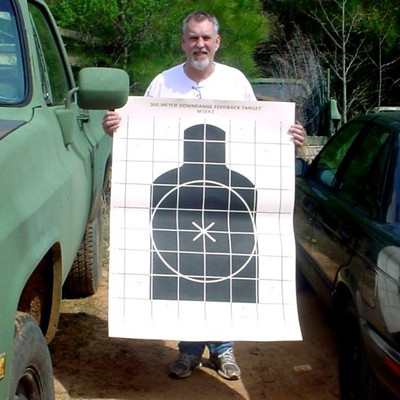 Target 300 Meter Downrange Zeroing US Military (30pcs) Heavy Duty NOS ...