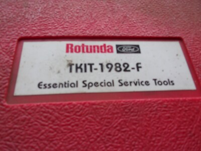 Ford Rotunda TKIT 1982-F Incomplete 9 piece set | eBay