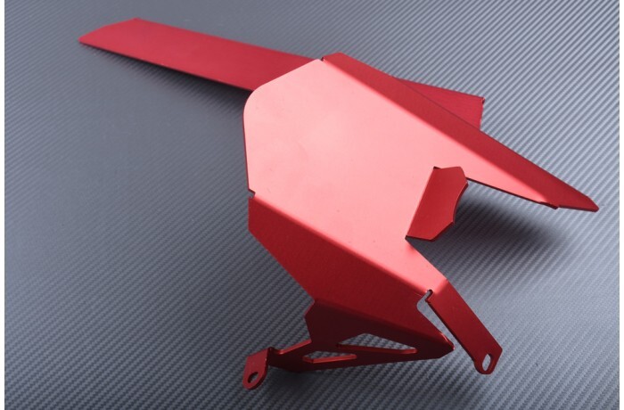Red Aluminium Rear Fender Mudguard + Chain Guard YAMAHA YZF R7 YZF-R7 ...