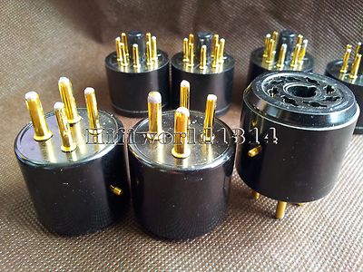 2x S8-S4 8Pin female to 4 Pin male Adapter Tube Gold Plated Socket 300B ...