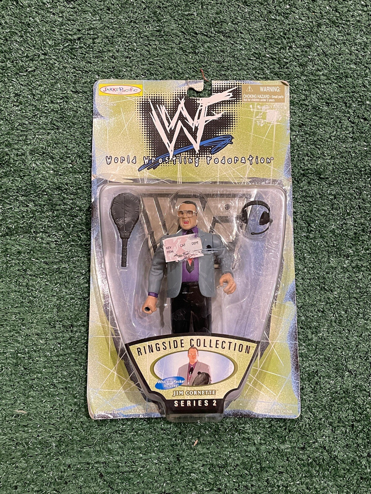 WWF Jim Cornette Action Figure Jakks Ringside Collection Series 2 (WWE ...