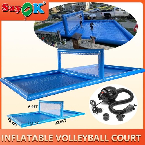 Giant Inflatable Volleyball Court Inflatable Beach Volleyball Net for ...