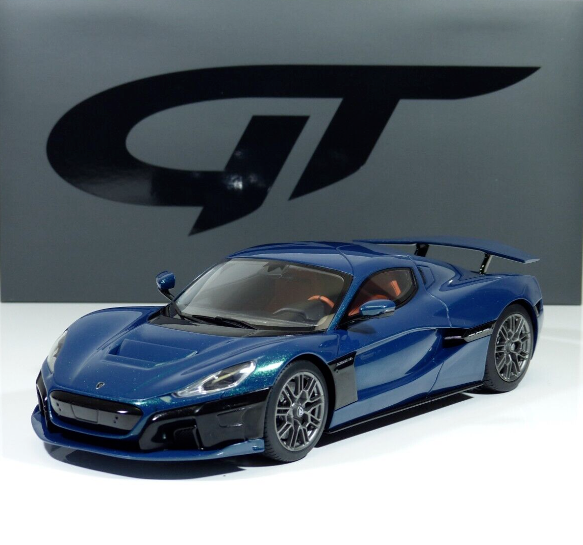 Rimac Nevera Bauj. 2021 Azul Met Negro/Carbono Ruedas 1:18 GT405 GT ...