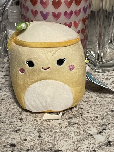 NWT 5" Medina Lemonade Drink Food Squad Squishmallow Plush Claires ...