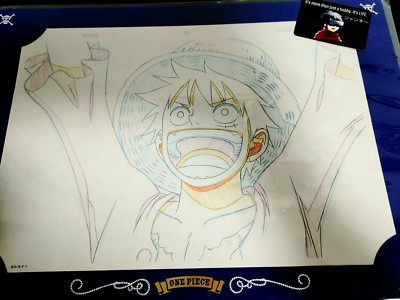 Anime One Piece Animation Cel Print Design F Luffy Japan Release | eBay