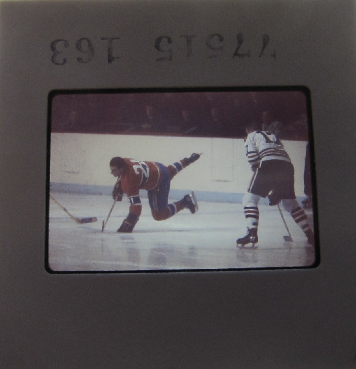 LEON ROCHEFORT DAVE BALON Montreal Canadiens New York Rangers SLIDE 9 ...