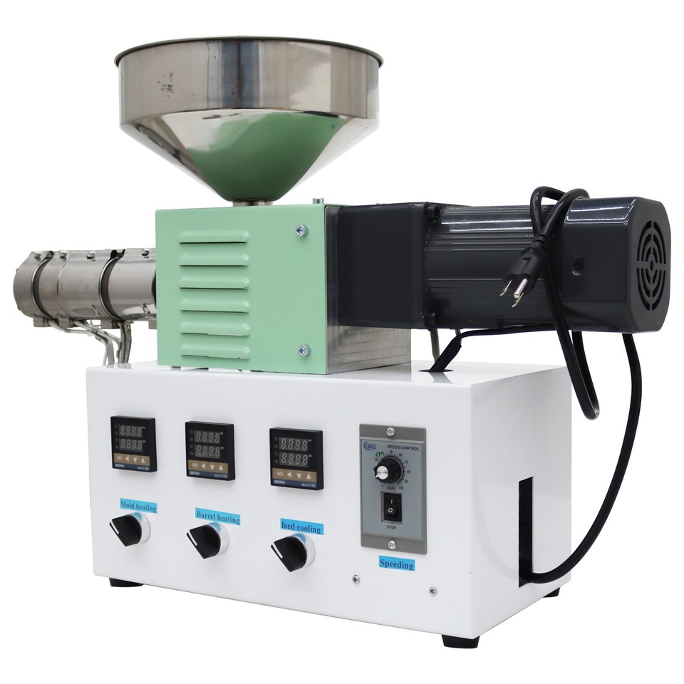 Desktop Plastic Injection Molding Machine Single Screw Extruder 2kg/h ...
