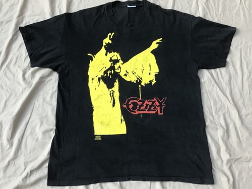 Vintage 91 OZZY RULES Rock Concert SHIRT Ozzy Osbourne Black Sabboth ...