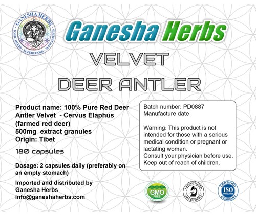 VELVET DEER ANTLER EXTRACT 180 CAPSULES 🦌 WORLD'S BEST | eBay