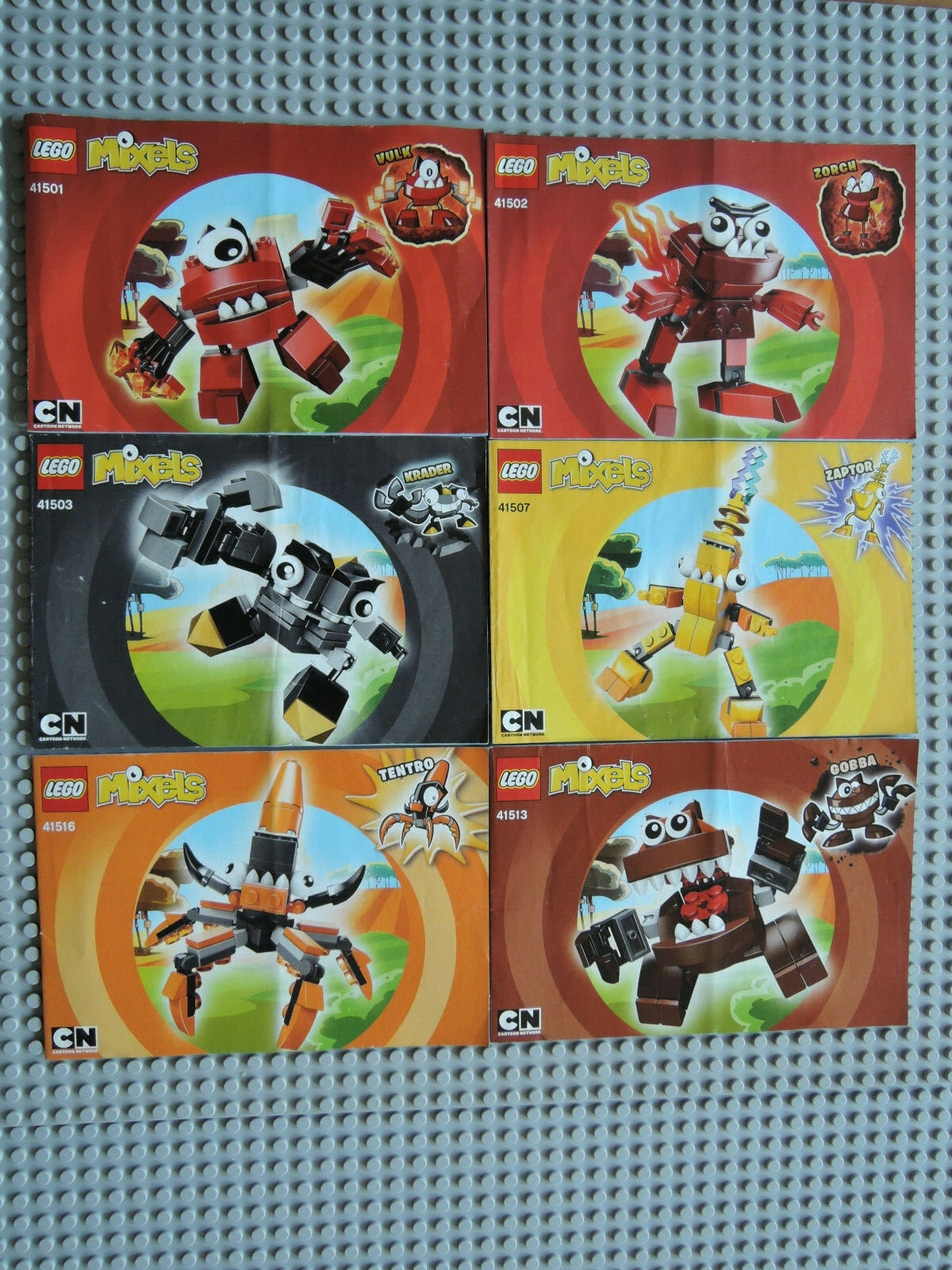 Lego Bauanleitung Instruction Mixels 41501 41502 41503 41507 41513 ...