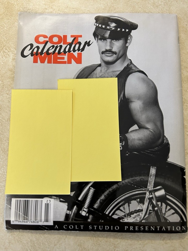 1993 COLT Calendar Men Leather Part 2 Gay Male Interest Magazine COLT ...