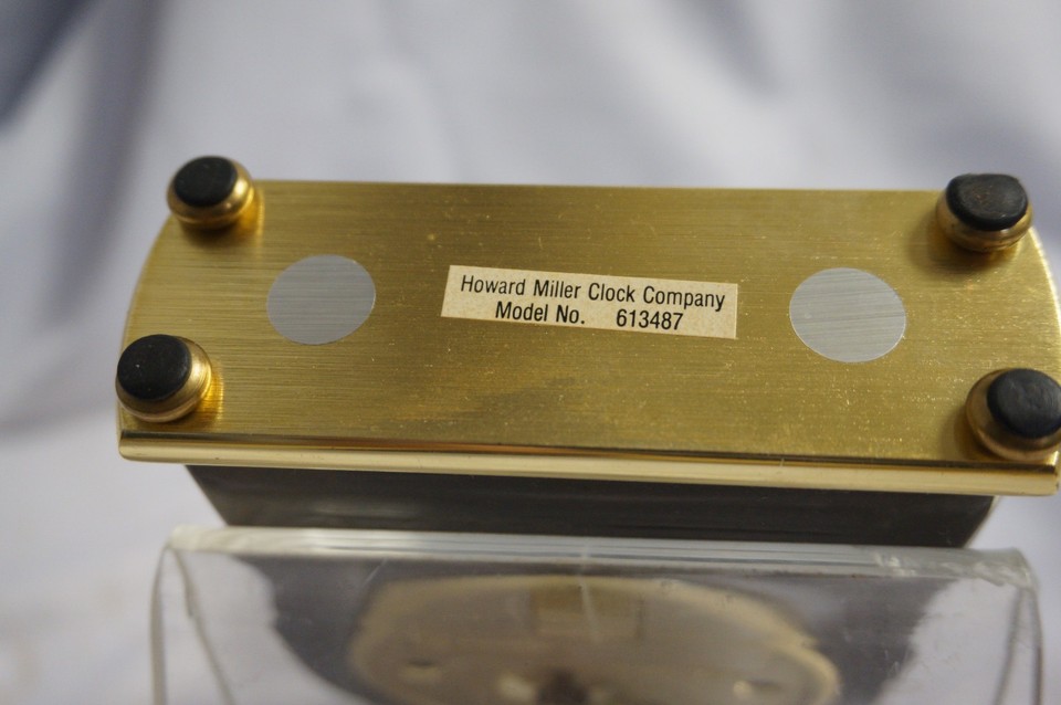 Vintage Howard Miller Craven Tabletop Desk Clock Model 645-401 | eBay
