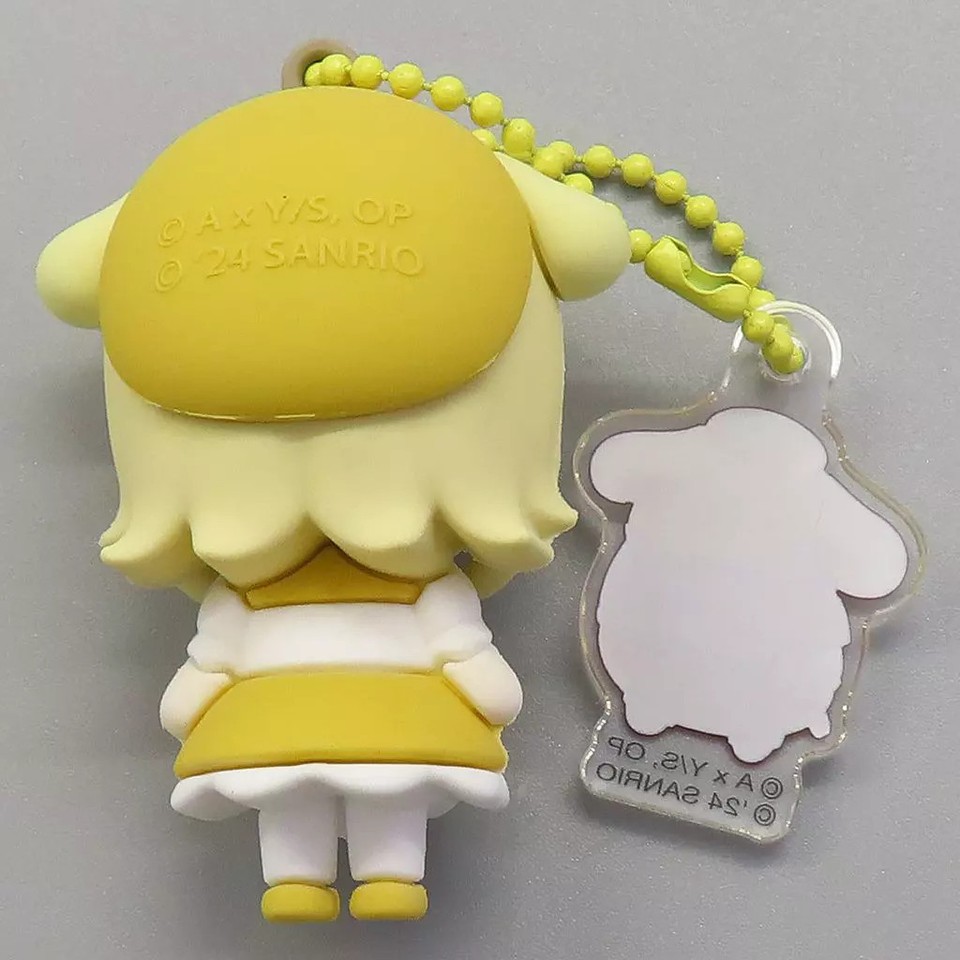 Oshi no Ko x Sanrio Characters Pom Pom Pudding 6cm Charm Keychain | eBay