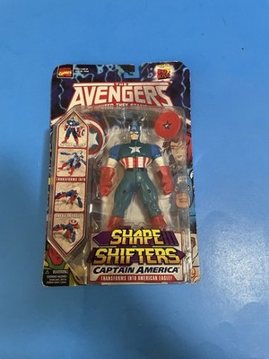 MARVEL COMICS TOYBIZ AVENGERS CAPTAIN AMERICA SHAPE SHIFTERS 2000 NEW ...