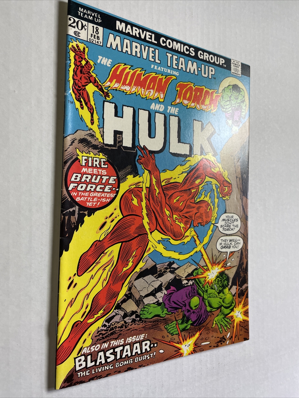 Marvel Team Up 18 F/VF 1973 Comic Hulk Human Torch | eBay