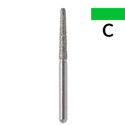 Axis Dental C856-014 NTI FG Round End Taper Coarse Grit Diamond Burs 5 ...