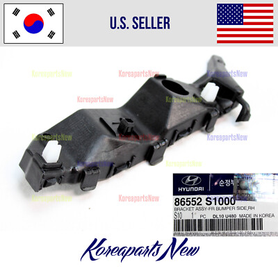 FRONT Bumper Bracket Retainer Right PASSEN 86552S2000 Hyundai Santa Fe ...