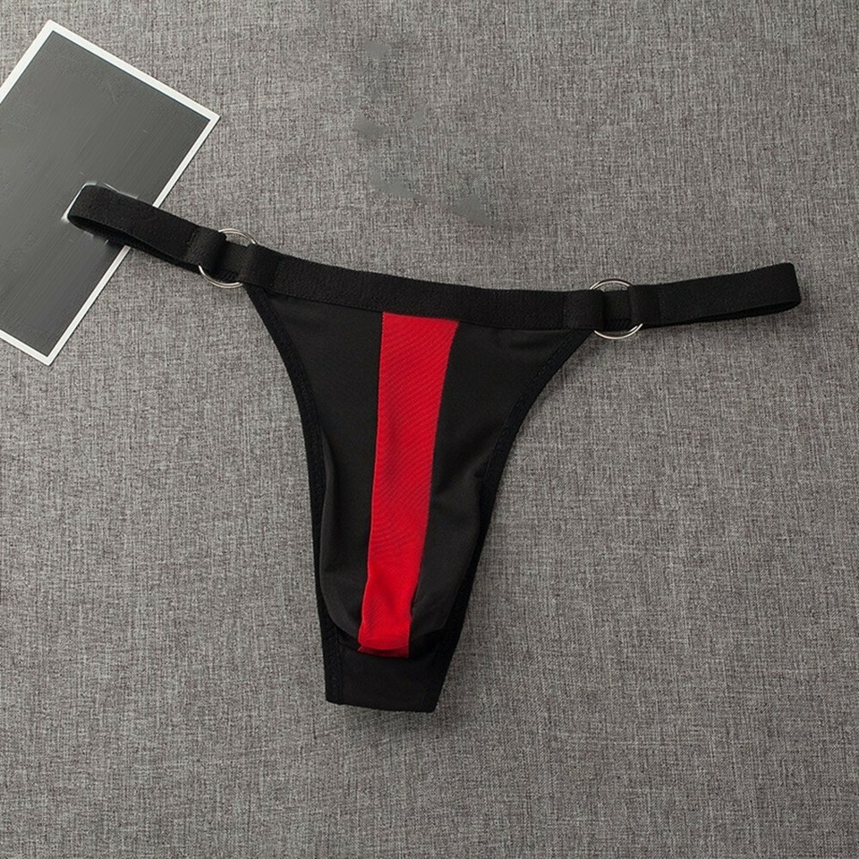 Mens Low-Rise G-String Underwear T-Back Briefs/Sexy Micro Thong Low ...