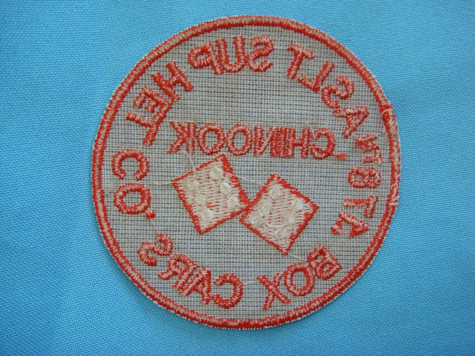 VIETNAM WAR PATCH, US 178th ASSAULT SUPPORT HELICOPTER Co. CHINOOK BOX ...