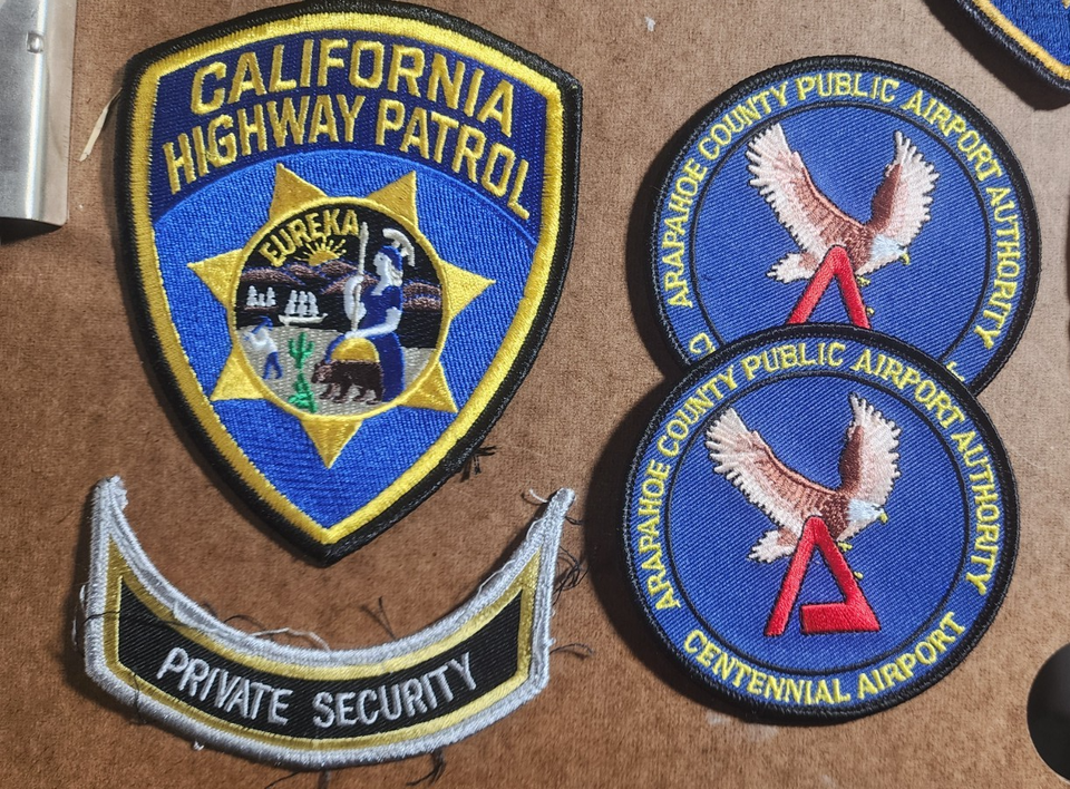 Lot of 27 POLICE, SHERIFF, FIRE, Security & Law Enforcement Patches ...