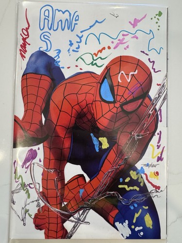 AMAZING SPIDER-MAN #1 SIGNED/REMARK/TESTER By Mike Mayhew W/ COA | eBay