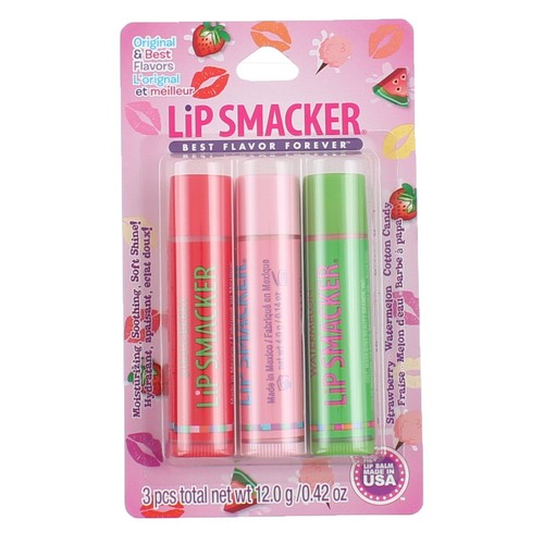 Lip Smacker Best Flavor Forever Lip Balm, Original & Best Flavors, 3 Ct ...