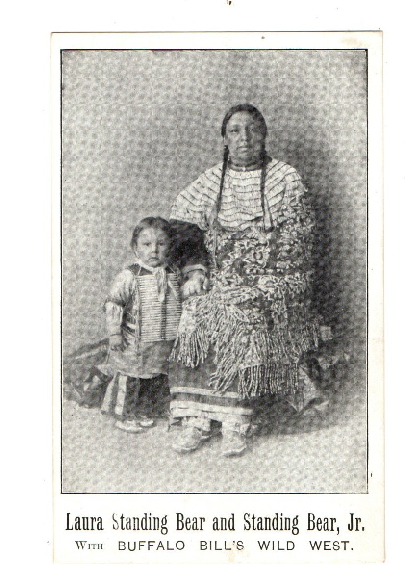 Circus. Laura Standing Bear & Standing Bear Jr., with Buffalo Bill's ...