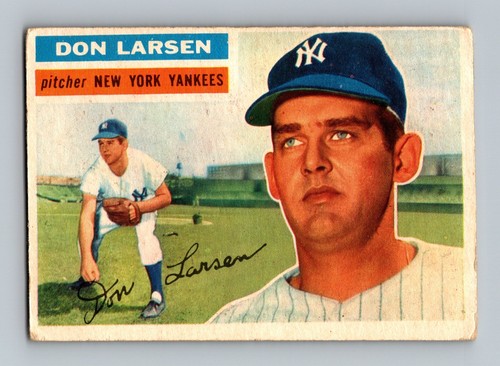 1956 Topps #332 Don Larsen GD-VG Vintage Baseball Card | eBay