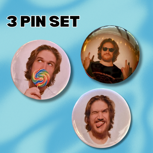 Bo Burnham Pin Button Set: 3-Pack Comedy Music Fan Gift Set | eBay